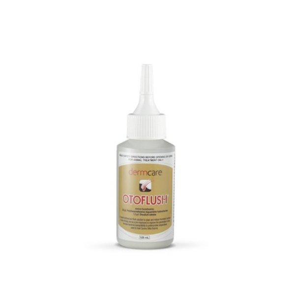Dermcare Otoflush Ear Flush 三條毛抗菌洗耳水 125ml – 小尾巴寵物用品店 littletailshop.com